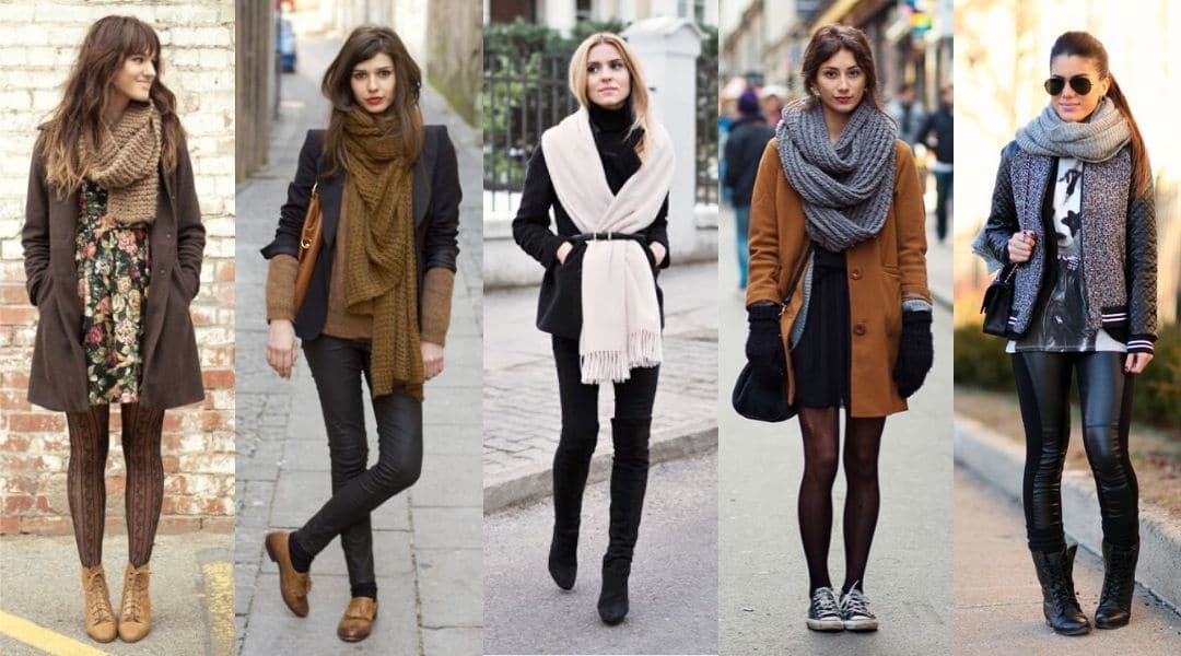 Criando looks com cachecol – Leve
